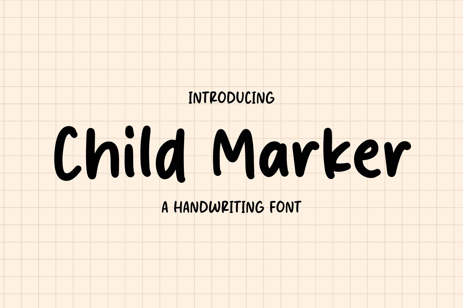 Child Marker - MJ Type