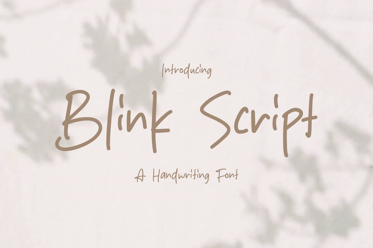 Blink Script - MJ Type